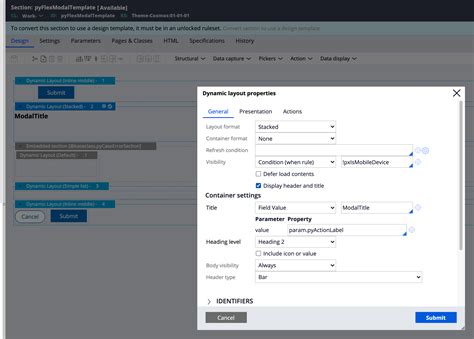 Dynamic Modal Title Support Center