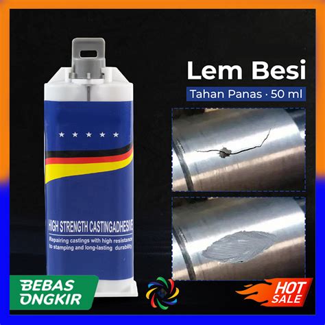 Jual Lem Besi Baja Tembaga Seng Keramik Aluminium Tahan Panas 200°c