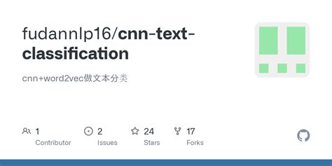 Github Fudannlp16cnn Text Classification Cnnword2vec做文本分类