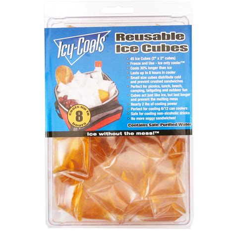 Reusable Ice Cubes Single 3 6 12 Pack Icy Cools By Cryopak