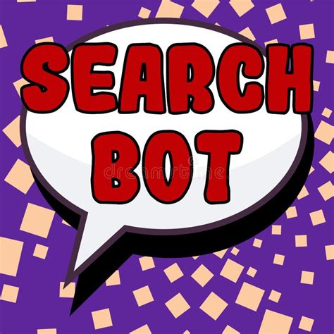 Text Caption Presenting Search Bot Internet Concept A Program That