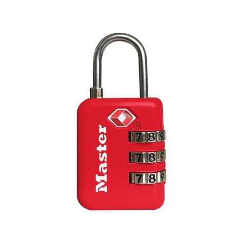 Master Lock Tsa Lock 3 Digit Password Customs Lugg Vicedeal