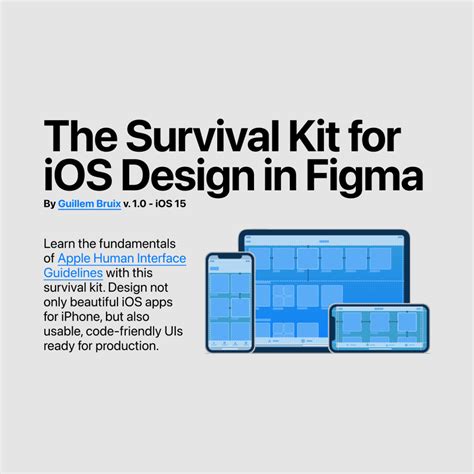 The Survival Kit For Ios Design In Figma Ios 15 Free Guillem Bruix