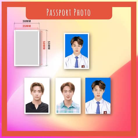 Passport Photo Print Gambar Passport Visa Photo Fast Ship Shopee