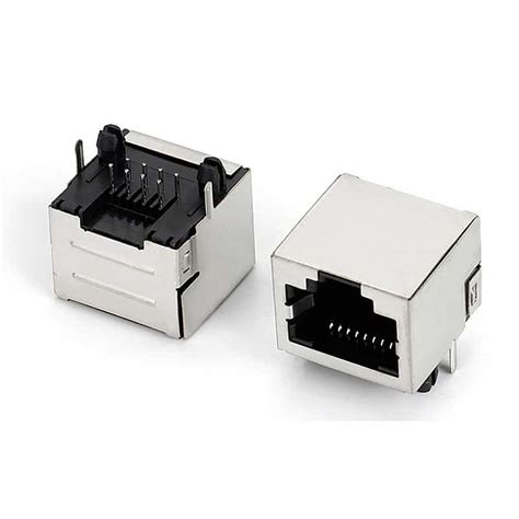 Rj45 Female Connector Smt Right Angle