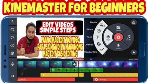 Paano mag edit sa kinemaster Part 1 || Basic editing using kinemaster - YouTube