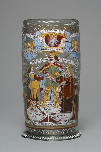*Humpen* (beaker) with an allegory on the Peace of Westphalia, 1651 ...