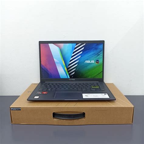 Jual Laptop Asus Vivobook S M Da Amd Ryzen U Gb Ssd Gb Likenew Shopee Indonesia