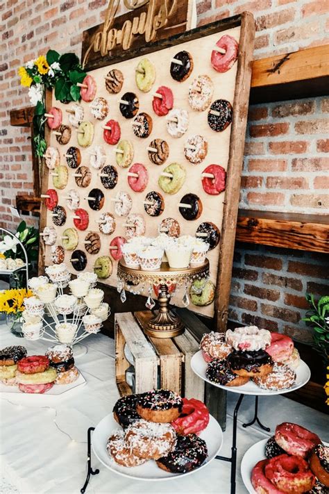 30 Best Wedding Donut Walls And Displays Hi Miss Puff