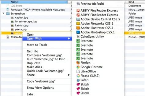 Get Rid Of Open With Right Click Menu Duplicates Os X Tips Cult