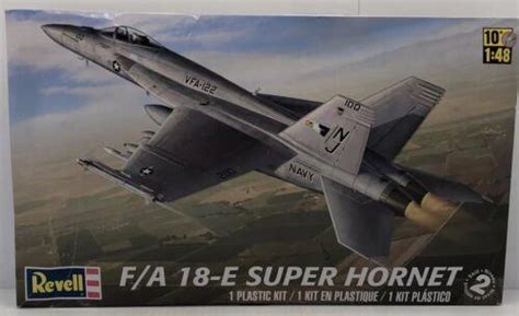 Revell Fa 18 E Super Hornet Model Kit 148 Scale Navy Fighter Jet
