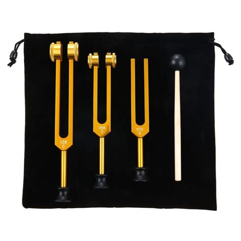 3pack Tuning Fork Set Chakra Tuning Forks 128hz 256hz 512hz Tuning Fork Kit For Healing
