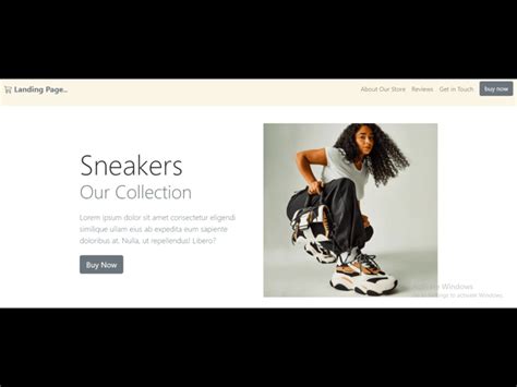 A Responsive Product Landing Page Upwork