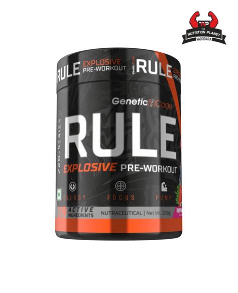 Genetic Code Rule Pre Workout 30 Servings At ₹ 1000piece Pre Workout