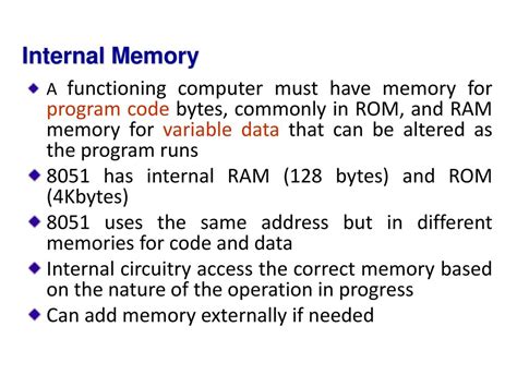 8051 Microcontroller Features And Its Applications Ppt Download
