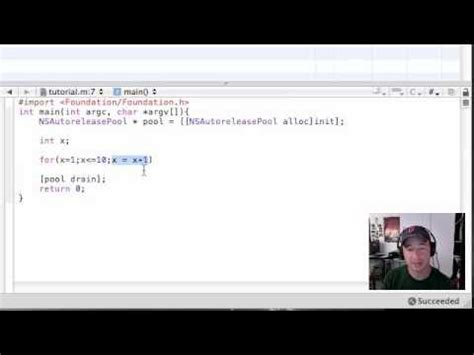Objective C Programming Tutorial - 12 - Intro to Looping - YouTube
