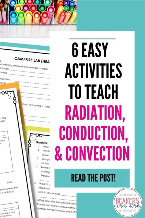 Activities For Teaching Convection Conduction And Radiation In 2024 Conduction Convection