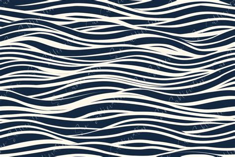 Abstract Waves Seamless Pattern Graphic By Sun Sublimation · Creative