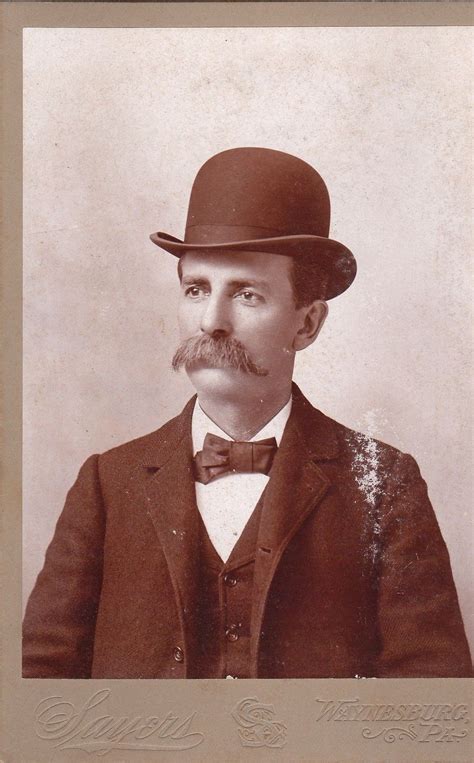 Guy With Top Hat And Mustache At Doris Watson Blog