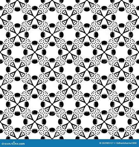 Vector Black Black Repeated Design On White Background Vector Illustrations Stock Illustration