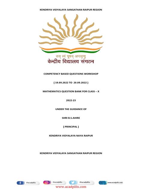 Math Question Bank 2023 Pdf Polynomial Quadratic Equation