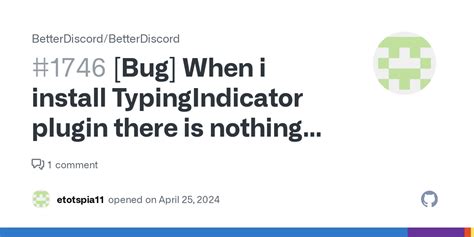 Bug When I Install Typingindicator Plugin There Is Nothing Loading I