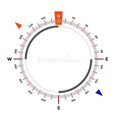 Compass Degrees Stock Illustrations 641 Compass Degrees Stock