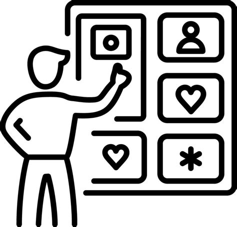 Social Feed Content Media Scrolling Dashboard 53122893 Vector Art