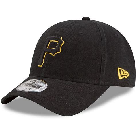 Mens New Era Black Pittsburgh Pirates Core Fit Pop 49forty Fitted Hat Size Large Fitted
