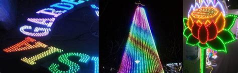 Rextin Ws2811 Pixels Digital Addressable Led String Lights Waterproof Rgb Full Color