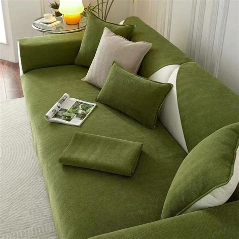 Solid Color Sofa Cover Elegant And Durable Sofa Cover Four Season