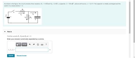 Solved As Shown In The Figure The Circuit Consists Of Two Chegg