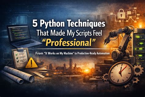 5 Python Techniques That Made My Scripts Feel “professional” By