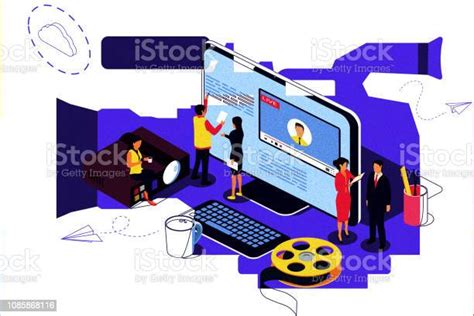 온라인 교육에 대 한 아이소메트릭 개념 Educationiillustration 미디어 콘텐츠 블로깅 인터넷 공부 온라인도 서 자습서 소셜 미디어 문서 카드 포스터에 대 한