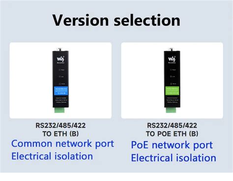 TCP IP To Serial RS To Ethernet Module POE