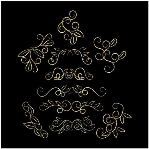Premium Vector Vector Collection Set Of Label Ornament Vector Illustration