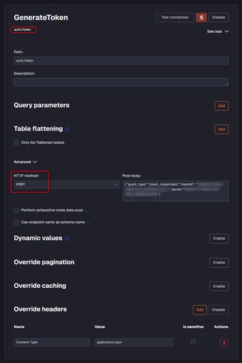 Authorization With Bearer Token And Json Body Community