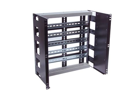 10u Adjustable Depth Rackmount Din Rail Panel