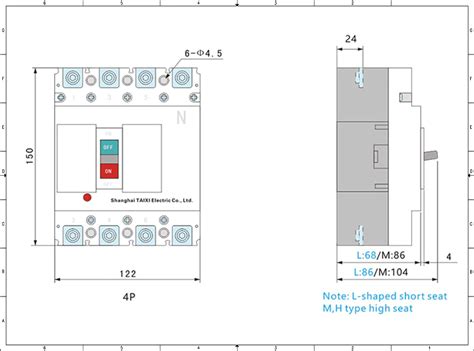 DC MCCB Breaker Circuit Breaker For PV Solar Protector LEADER CABLE
