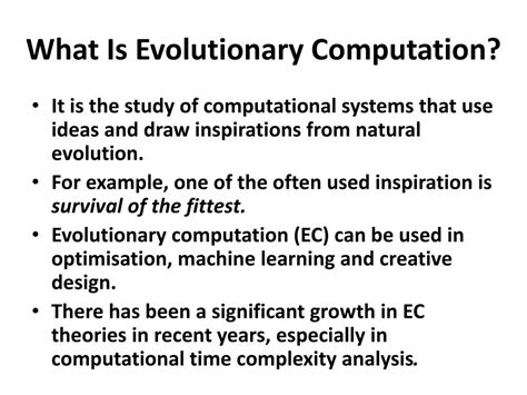 PPT From Evolutionary Computation To Ensemble Learning PowerPoint Presentation ID