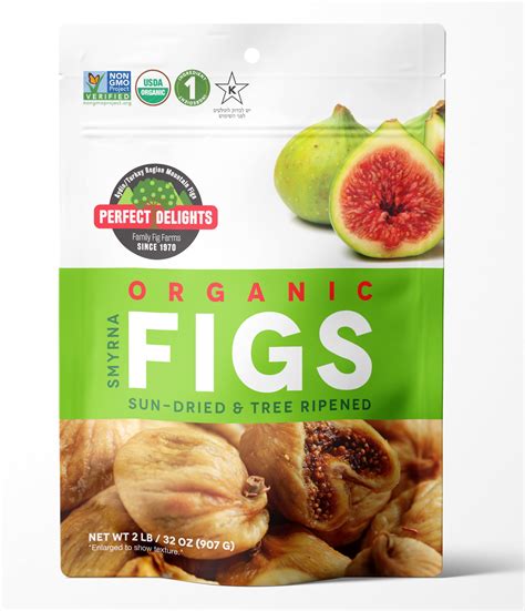 Perfect Delights Organic Sun Dried Turkish Figs Vegan Healthy Fruit
