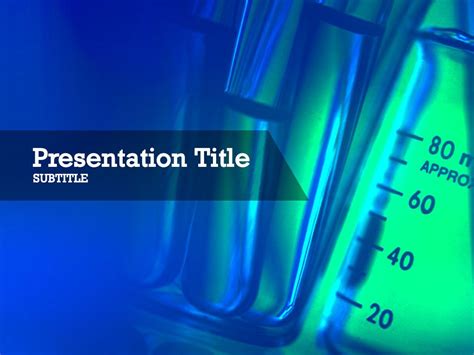Free Lab Glass Beaker Powerpoint Background Design And Google Slides Template