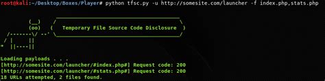 Github Xh H Tfsc Automated Tool To Find Backup Files That May Disclose A Website S Source Code