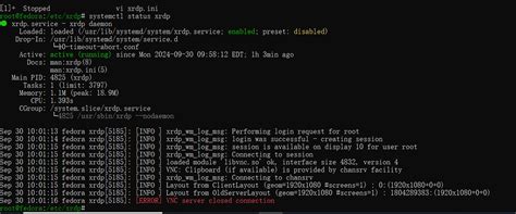 The Xrdp Seems Not Working Fedora Discussion