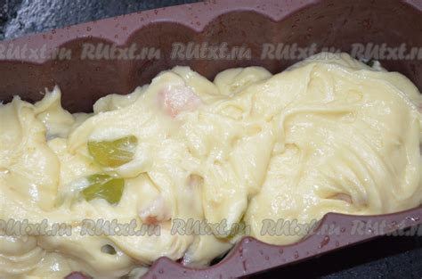 Кекс с фруктами Фруктовый микс 6 фото в рецепте