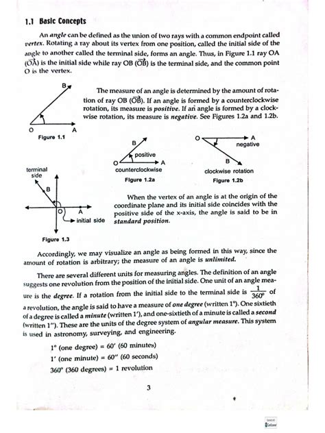 Trigonometry 1st Module Pdf