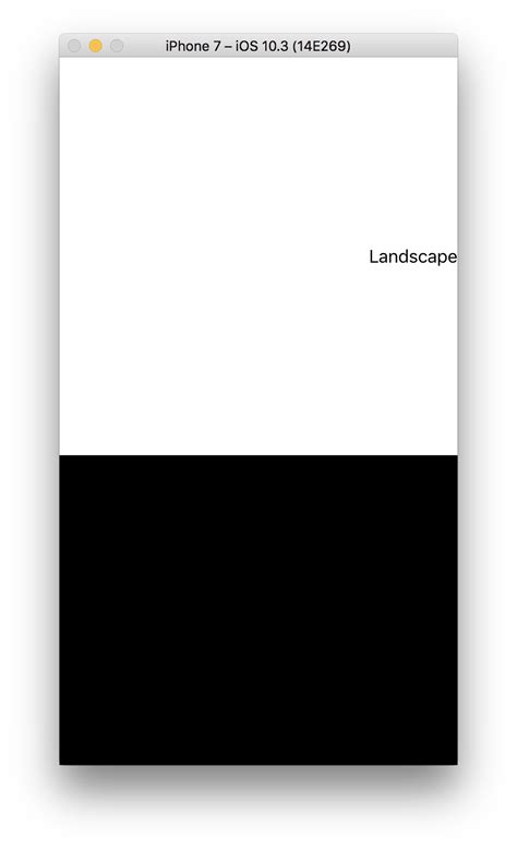 Ios Landscape View Controller Presented From Portrait View Controller
