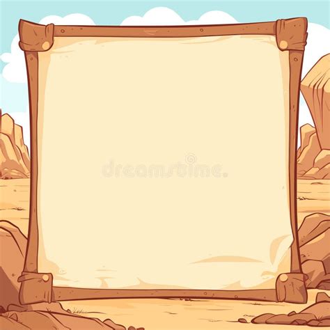 Ancient Papyrus Manuscript Old Paper Mockup Scroll Vector Design Illustration Stock Vector