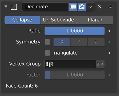 Decimate Modifier — Blender Manual
