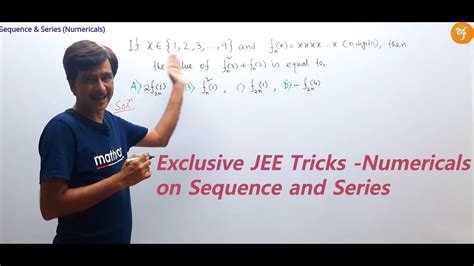 Exclusive JEE Tricks Numericals On Sequence And Series Part YouTube